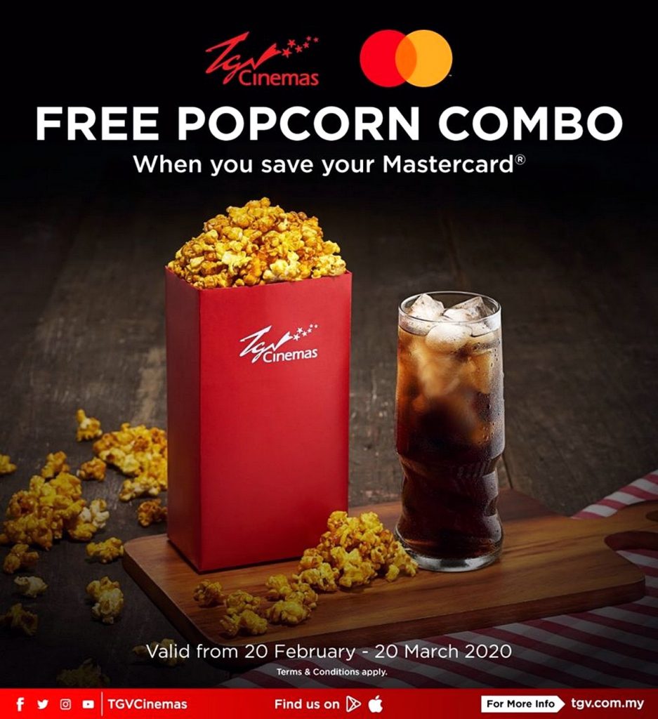 20 Feb-20 Mar 2020: TGV Cinemas Movie Tickets & Get Popcorn & Drinks ...