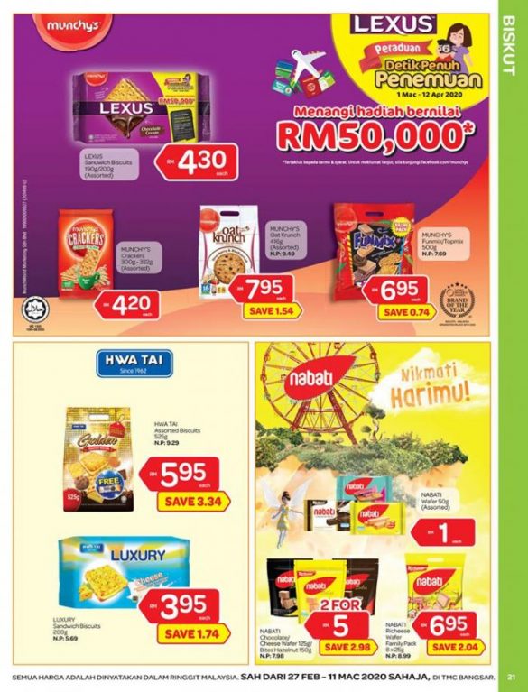 27 Feb-11 Mar 2020: TMC Bangsar Promotion Catalogue - EverydayOnSales.com