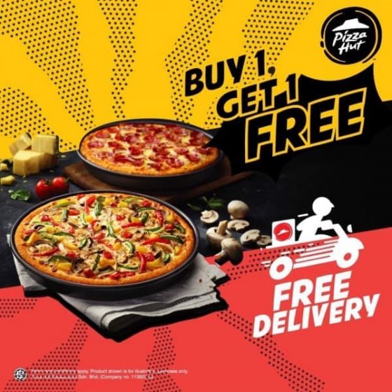 24 Mar 2020 Onward: Pizza Hut Buy 1 Get 1 Free Promo - EverydayOnSales.com