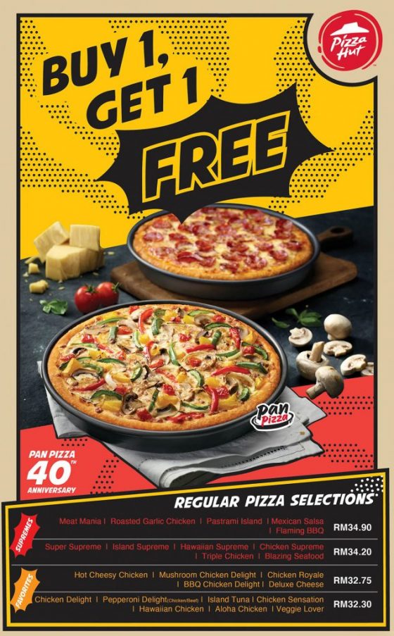 29 May 2020 Onward: Pizza Hut Buy 1 Get 1 Free Promotion ...