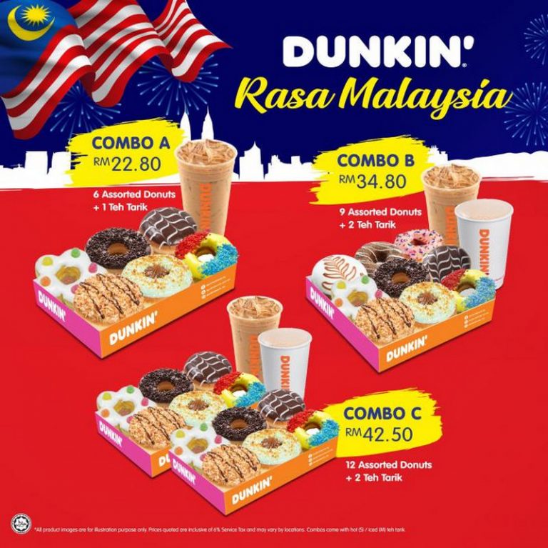 31 Aug 2020 Onward: Dunkin Donuts Rasa Malaysia Combo Promotion ...