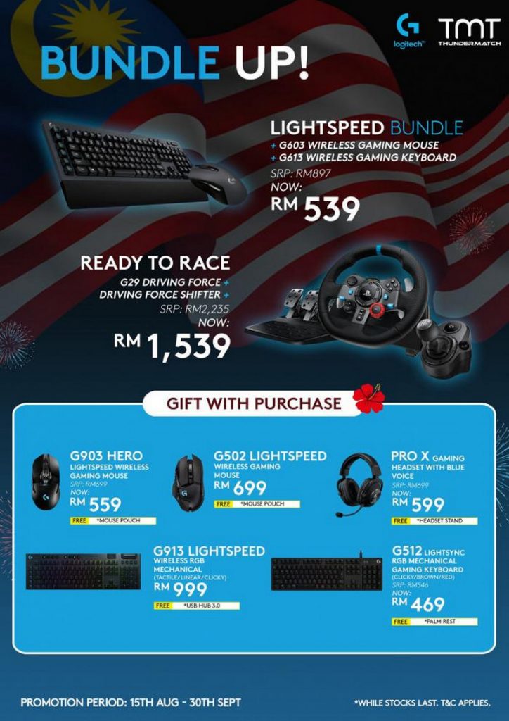 15 Aug-30 Sep 2020: TMT Thundermatch Logitech Merdeka Promotion ...