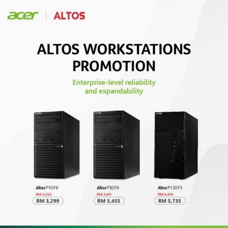 10 Sep 2020 Onward: Acer Altos Workstations Promotion - EverydayOnSales.com