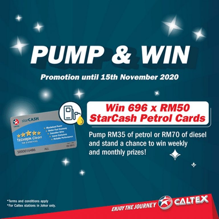 Now till 15 Nov 2020: Caltex Pump & Win Promo - EverydayOnSales.com