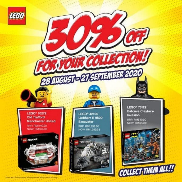 28 Aug-27 Sep 2020: Legoland 30% Off Promo - EverydayOnSales.com