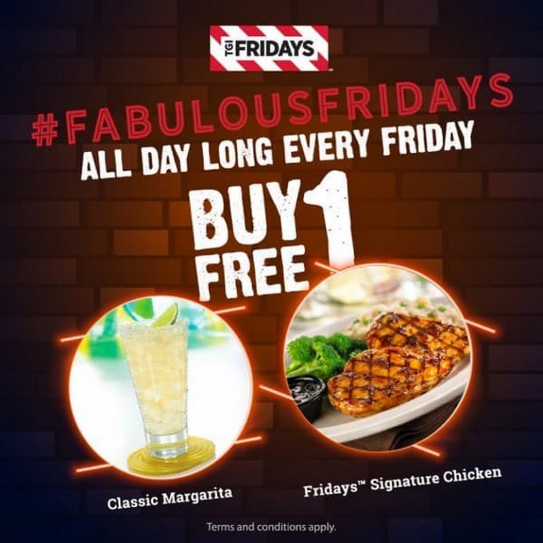 9 Sep 2020 Onward: TGI Fridays Buy 1 Free 1 Promo - EverydayOnSales.com