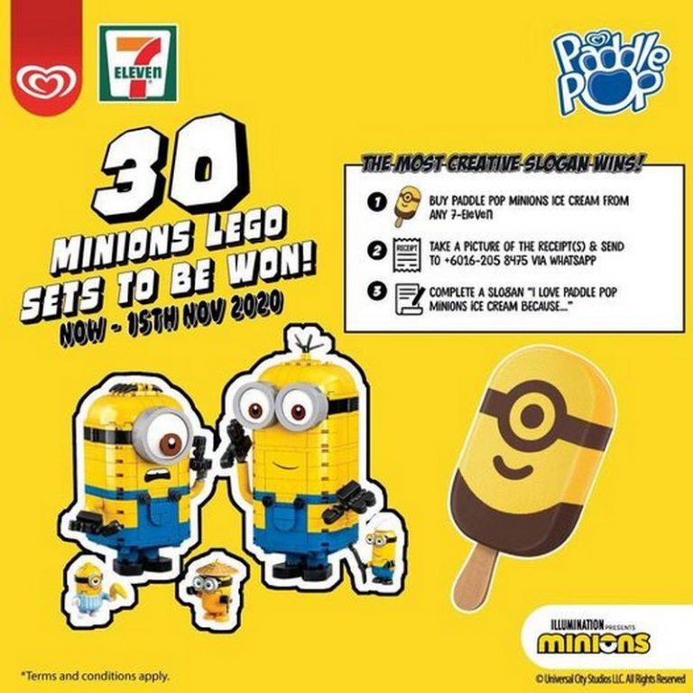 Now till 15 Nov 2020: 7-Eleven Walls Paddle Pop Minions Ice Cream ...