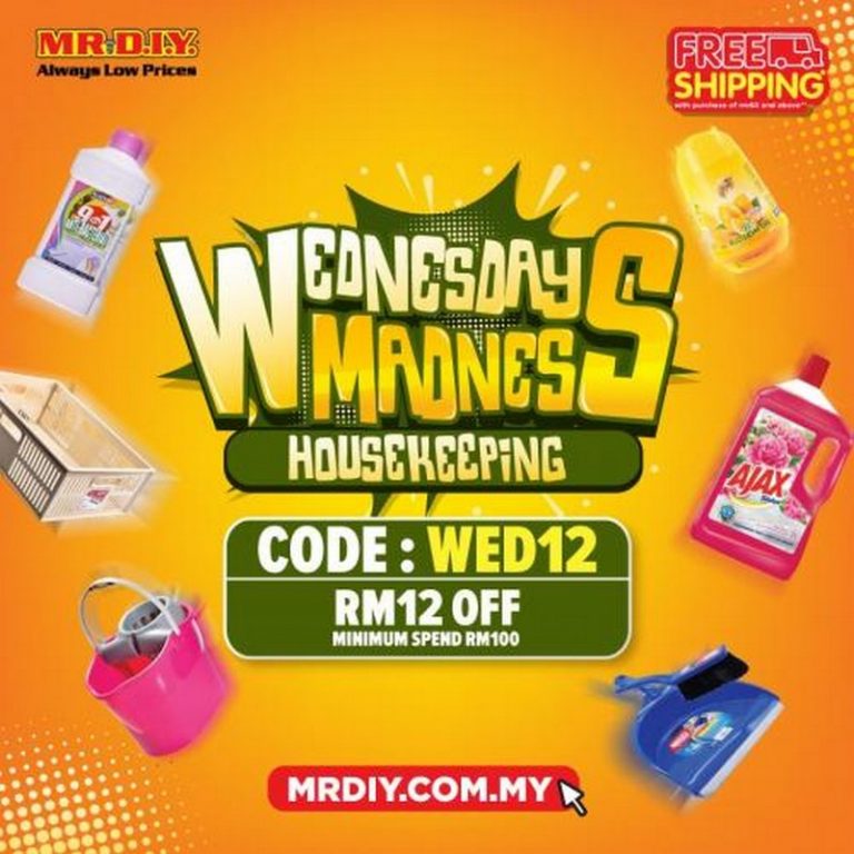 14 Oct 2020 Onward: MR DIY Online Wednesday Madness Promotion ...