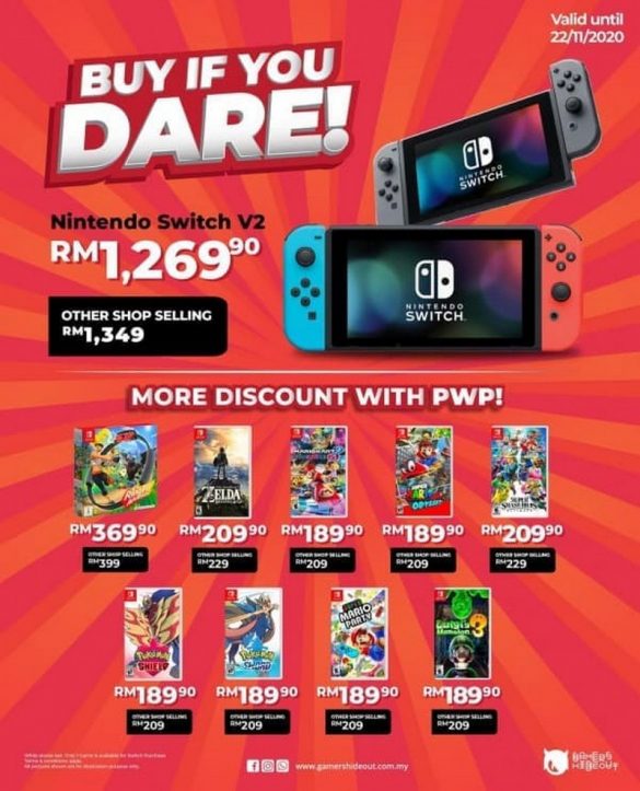 19 Nov 2020 Onward: Gamers Hideout Nintendo Switch V2 Promo ...