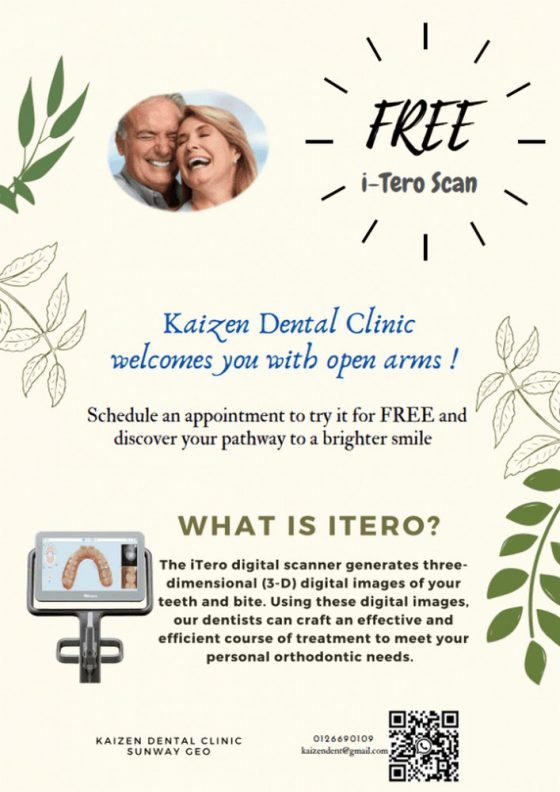 7 Nov 2020 Onward: Kaizen Dental Clinic Free i-Tero Scan Promo at ...