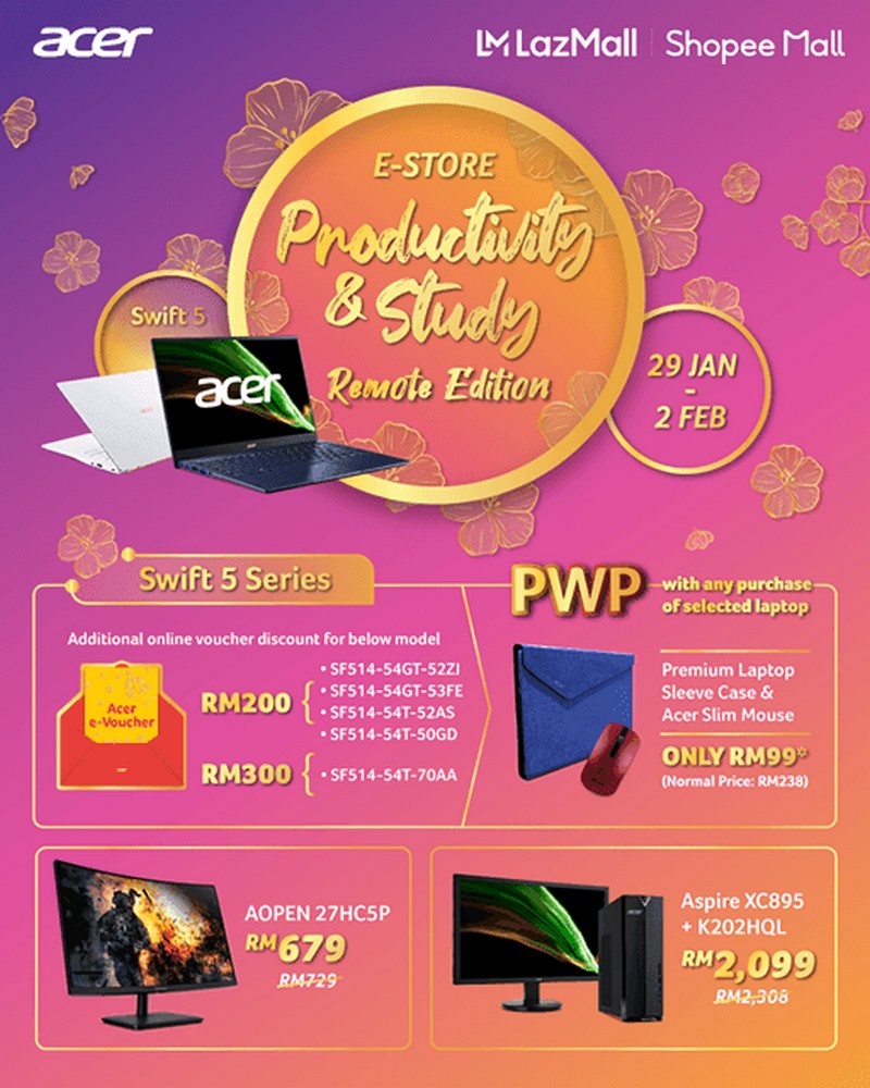 29 Jan-2 Feb 2021: Acer Pruductivity & Study Promo - EverydayOnSales.com