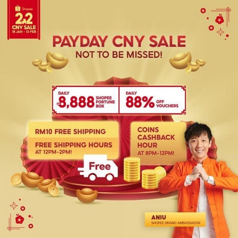 25 Jan 2021: Shopee Payday CNY Sale - EverydayOnSales.com