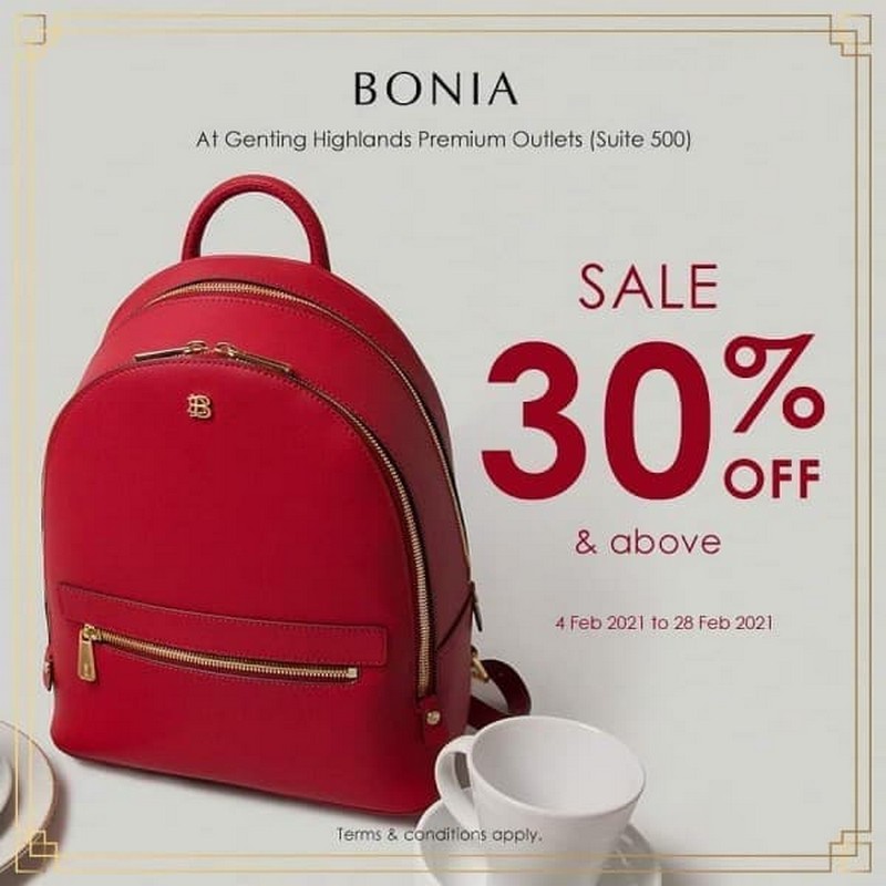4 Feb 2021 Onward: Bonia Special Sale at Genting Highlands Premium ...