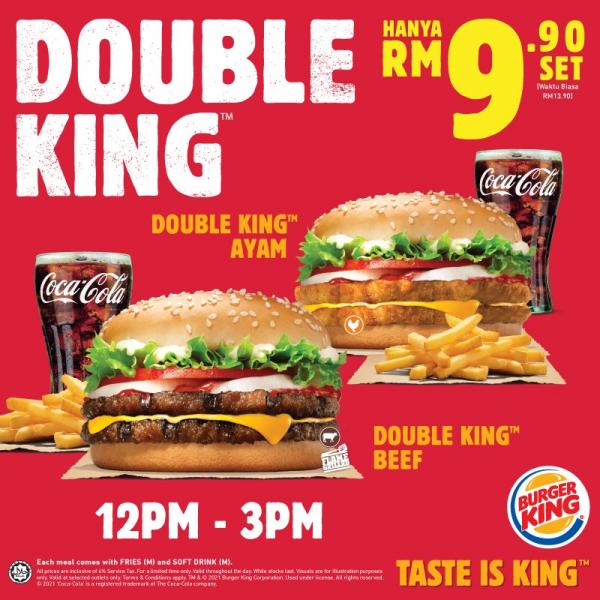 15 Feb 2021 Onward: Burger King Double King Set Promo - EverydayOnSales.com