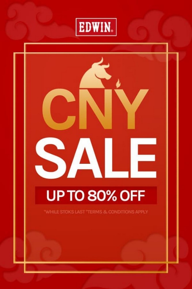 10 Feb 2021 Onward: Edwin CNY Sale - EverydayOnSales.com