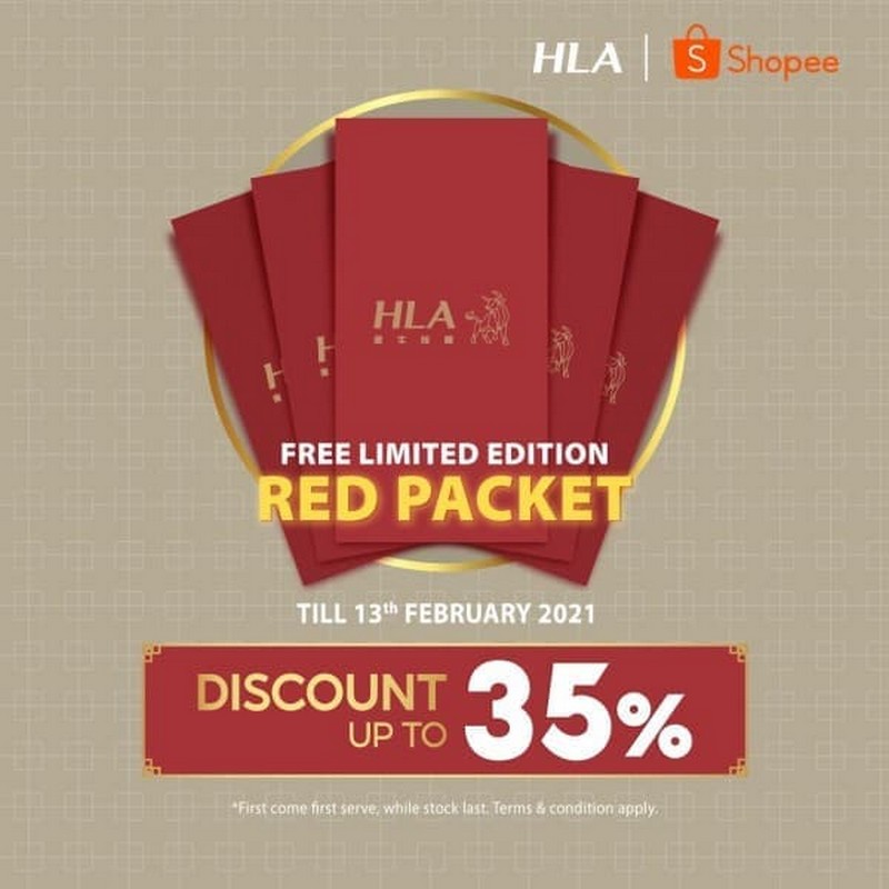 Now till 13 Feb 2021: HLA CNY Promo on Shopee - EverydayOnSales.com