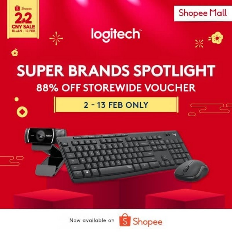 2-13 Feb 2021: Logitech CNY Sale on Shopee - EverydayOnSales.com