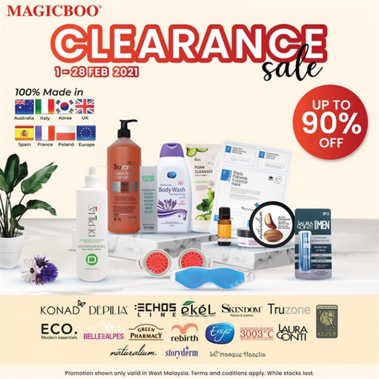 1-28 Feb 2021: Magicboo Clearance Sale - EverydayOnSales.com