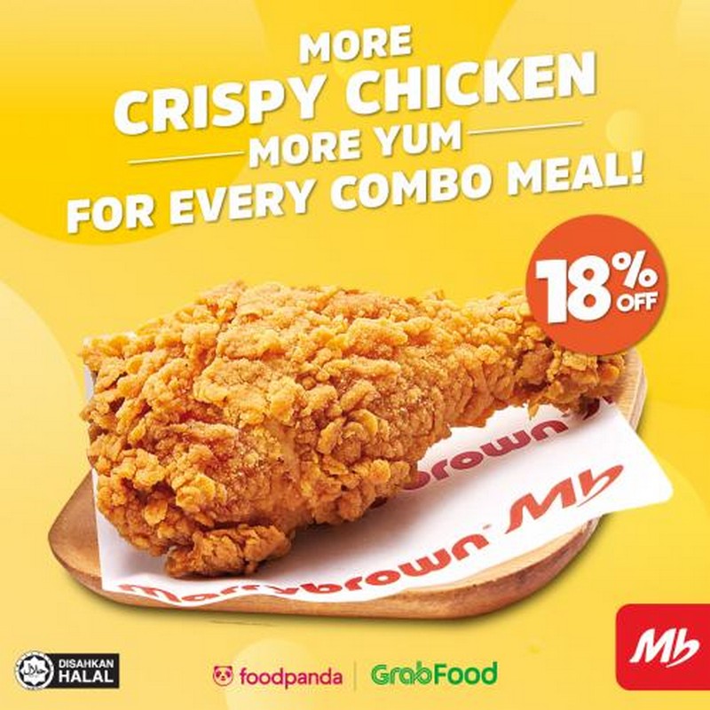 5 Feb 2021 Onward: Marrybrown MB Combo Meals Add On Crispy Chicken ...