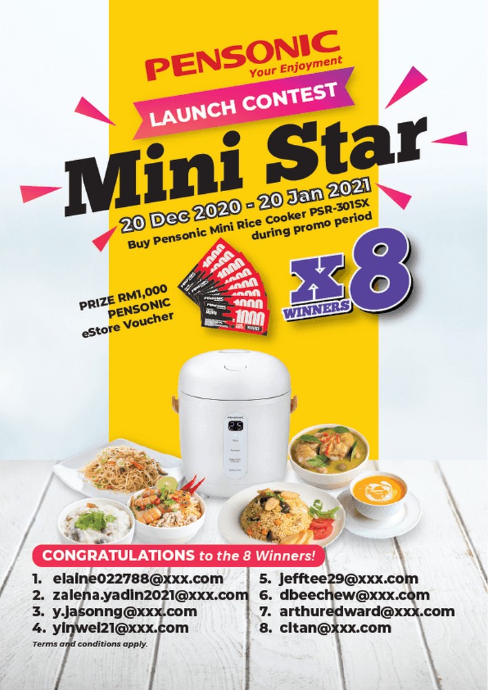 Now till 28 Feb 2021: Pensonic Mini Star Launch Contest ...