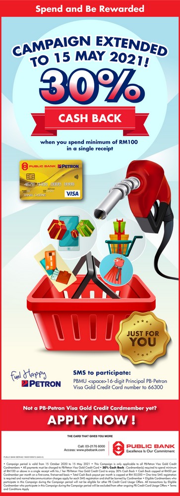 Now till 15 May 2021: Public Bank Spend and Be Rewarded Campaign ...