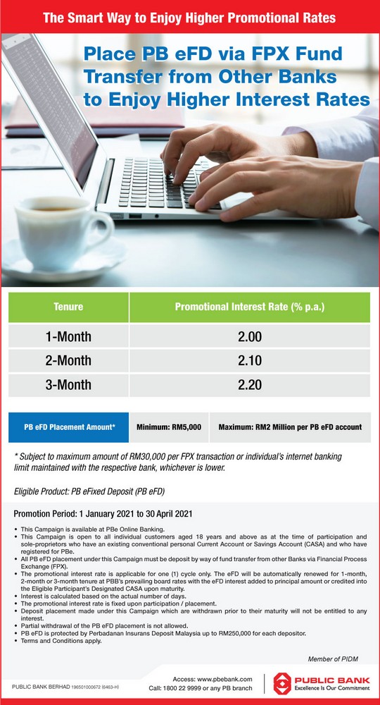 Now till 30 Apr 2021: Public Bank eFD via FPX Campaign ...