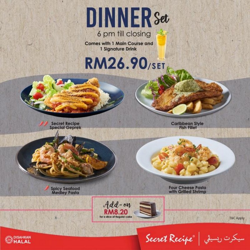 10 Feb 2021 Onward: Secret Recipe Dinner Set Promotion ...