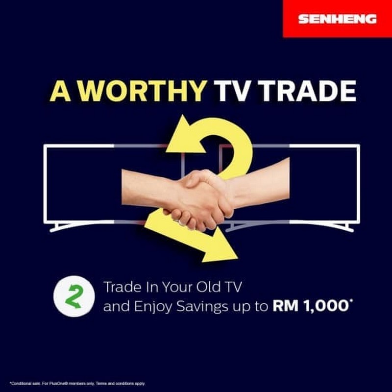 6 Feb 2021 Onward: Senheng Trade in your Old TV Promo - EverydayOnSales.com