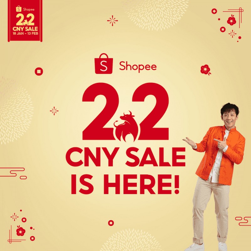 Now till 13 Feb 2021: Shopee 2.2 CNY Sale - EverydayOnSales.com