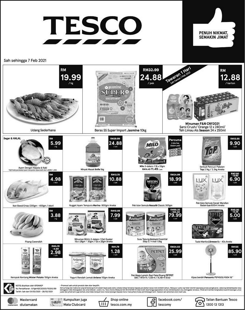 1-7 Feb 2021: Tesco Press Ads Promotion - EverydayOnSales.com