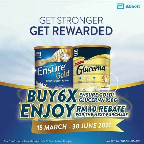 Now till 30 June 2021: Abbott Cash Rebate Promo - EverydayOnSales.com