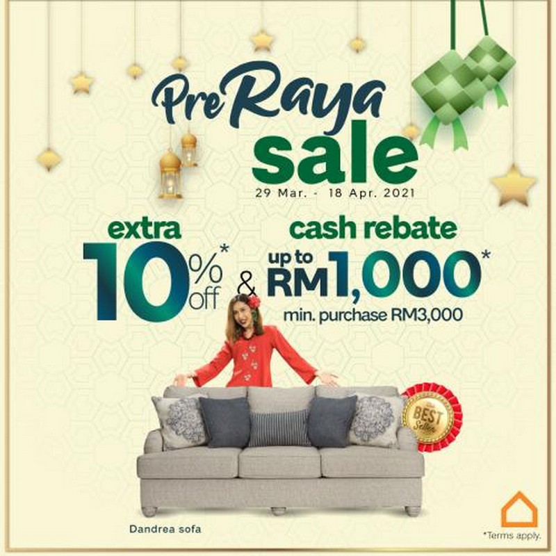 29 Mar-18 Apr 2021: Ashley Furniture HomeStore Pre-Raya Sale - EverydayOnSales.com