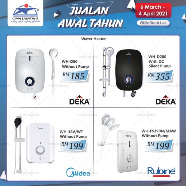 6 Mar-4 Apr 2021: CIMA Lighting Early Year Sale - EverydayOnSales.com