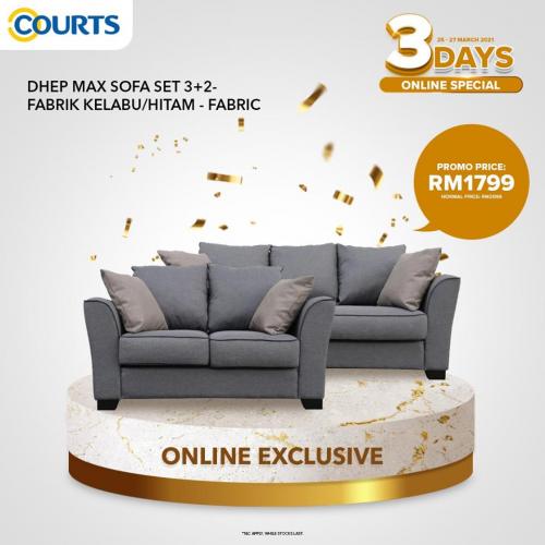 25-27 Mar 2021: COURTS Online 3 Days Promotion - EverydayOnSales.com