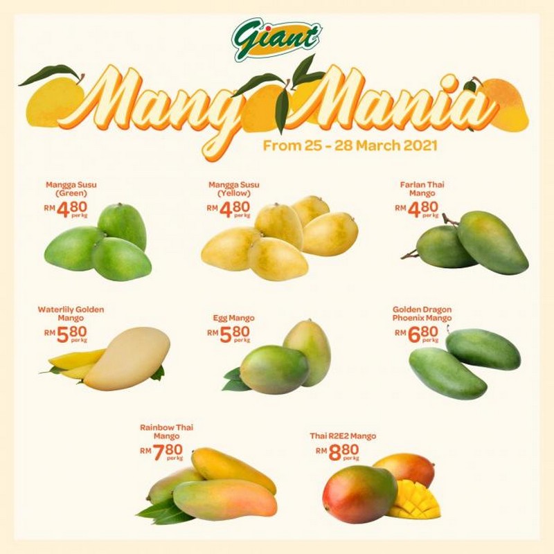 25-28 Mar 2021: Giant Mango Mania Promotion - EverydayOnSales.com