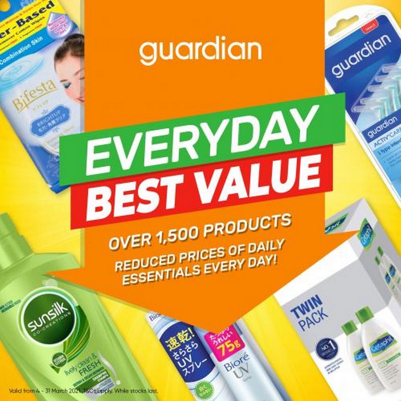 4-31 Mar 2021: Guardian March 2021 Everyday Best Value Personal Care ...