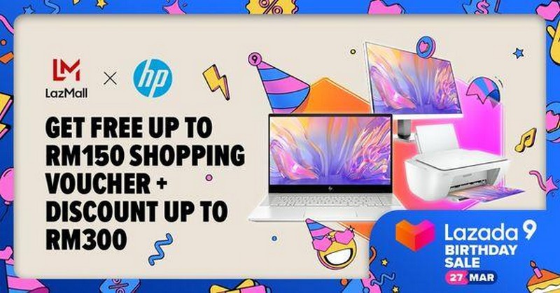 27 Mar 2021: HP Promotion Free Voucher on Lazada - EverydayOnSales.com