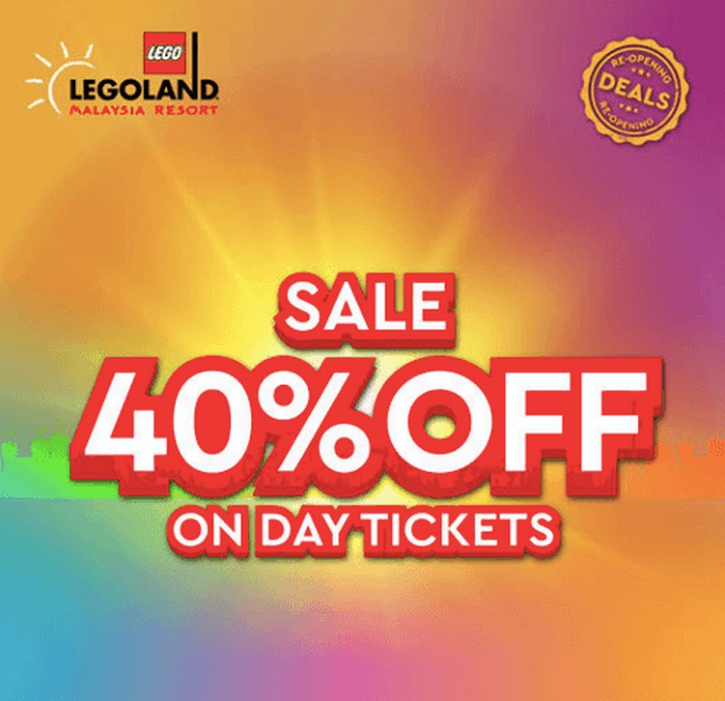 31 Mar 2021 Onward: LEGOLAND 40% off Promo - EverydayOnSales.com