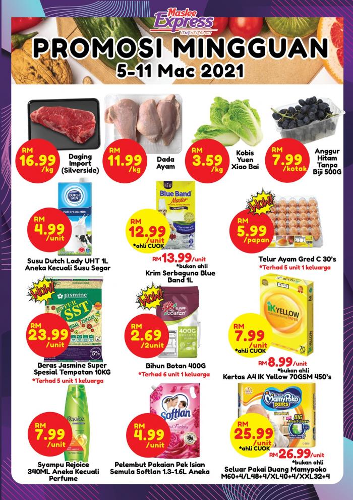 5-11 Mar 2021: Maslee Weekly Promotion - EverydayOnSales.com