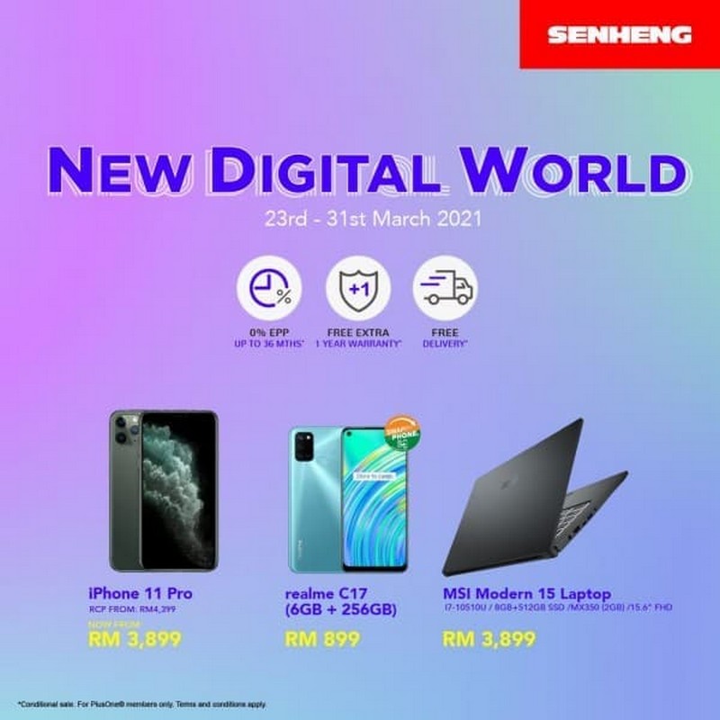 23-31 Mar 2021: Senheng New Digital World Promo - EverydayOnSales.com