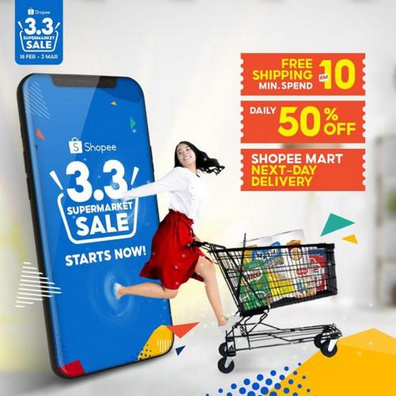 3 Mar 2021: Shopee 3.3 Supermarket Sale - EverydayOnSales.com