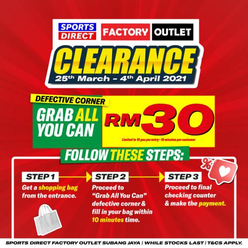 25 Mar-4 Apr 2021: Sports Direct Factory Outlet Clearance Sale ...