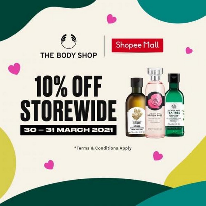 30-31 Mar 2021: The Body Shop 10% OFF Promotion on Shopee ...
