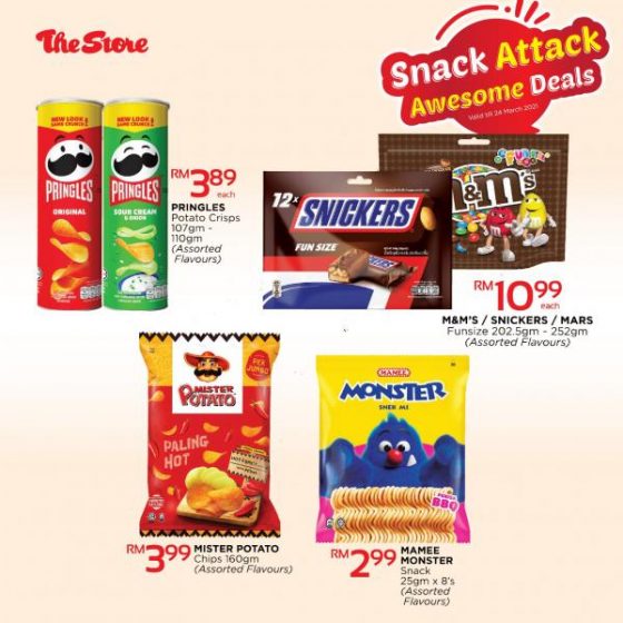 Now till 24 Mar 2021: The Store Snack Promotion - EverydayOnSales.com