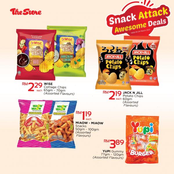 Now till 24 Mar 2021: The Store Snack Promotion - EverydayOnSales.com