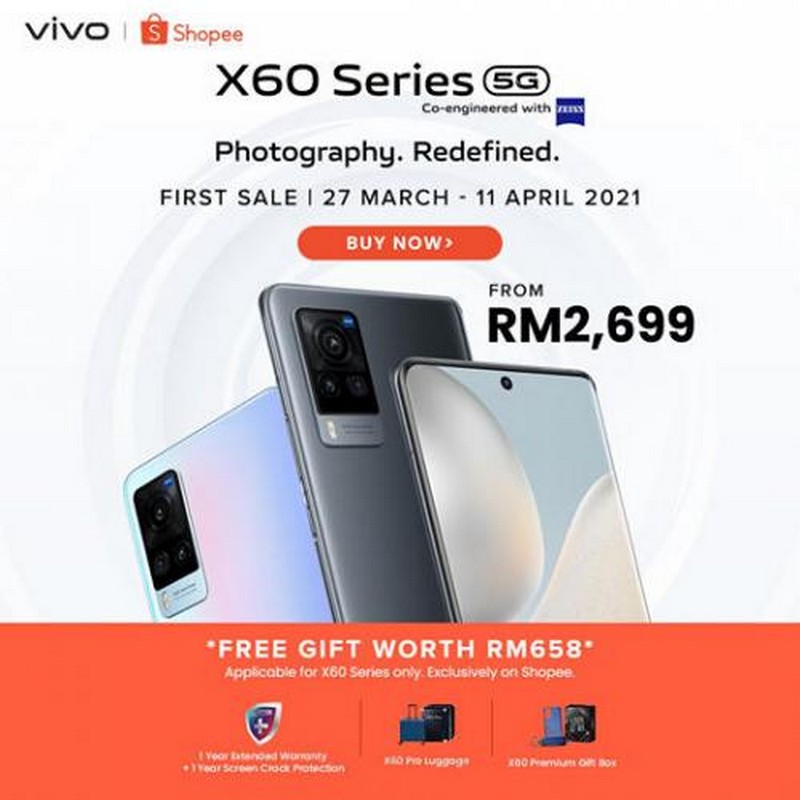 27 Mar-11 Apr 2021: Vivo X60 Series First Sale Promo on Shopee ...