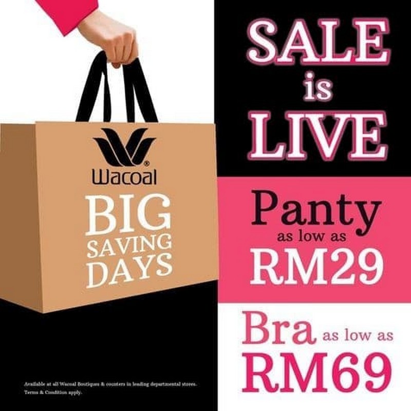 Now till 31 Mar 2021: Wacoal Big Saving Sale - EverydayOnSales.com