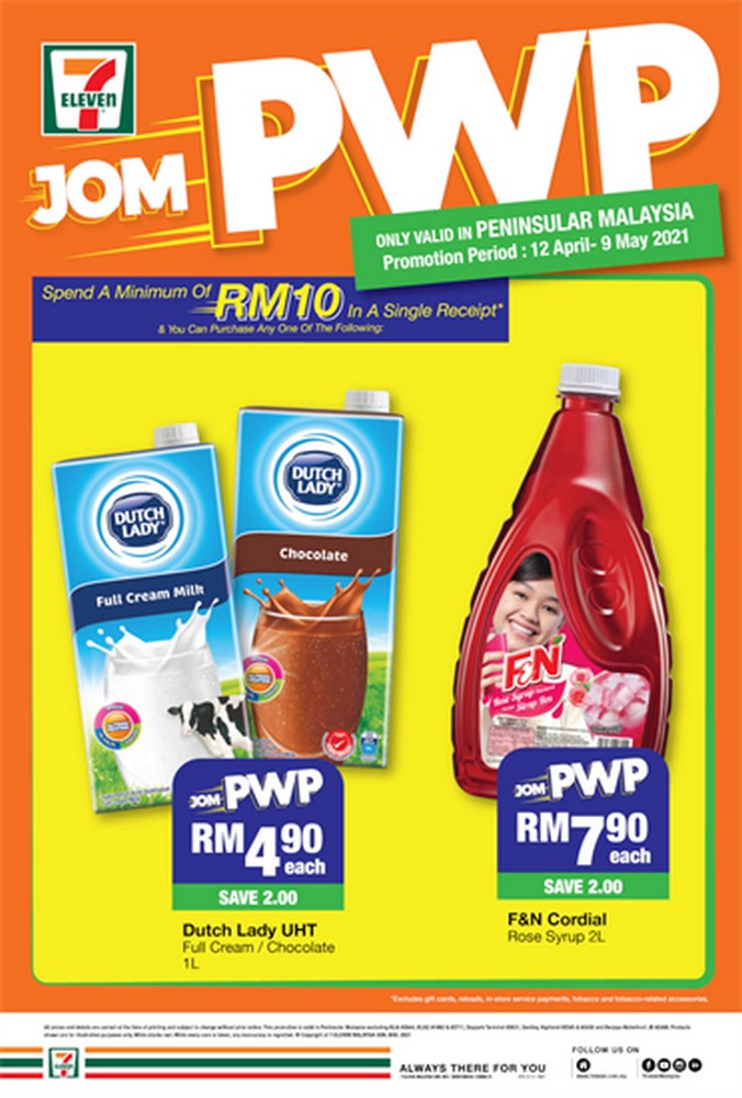 12 Apr-9 May 2021: 7 Eleven Jom PWP Deals - EverydayOnSales.com