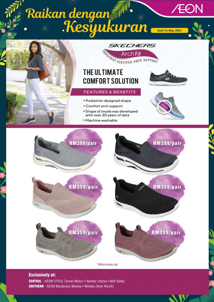Now till 16 May 2021: AEON Ladies Shoe Brands Hari Raya Sale ...