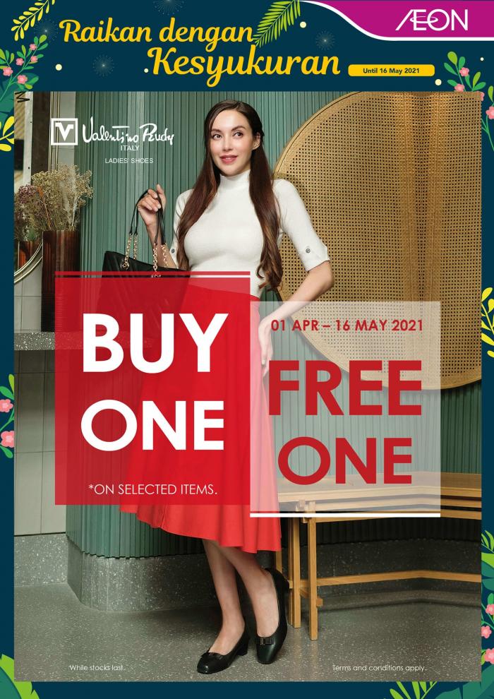 Now till 16 May 2021: AEON Ladies Shoe Brands Hari Raya Sale ...
